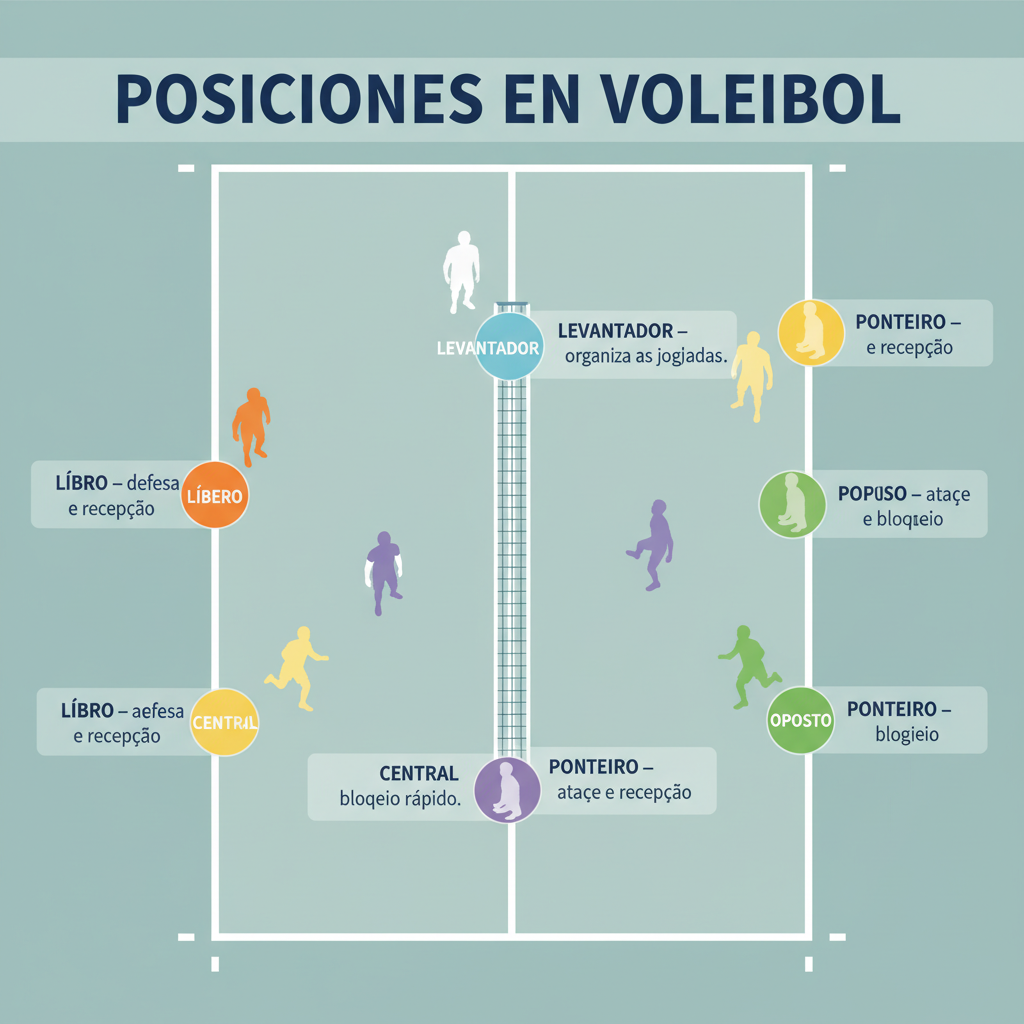 Funciones y roles clave de las posiciones principales en voleibol para ...